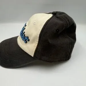 Titleist | Accessories | Titleist Golf Hat Black Cream Blue Script Logo ...